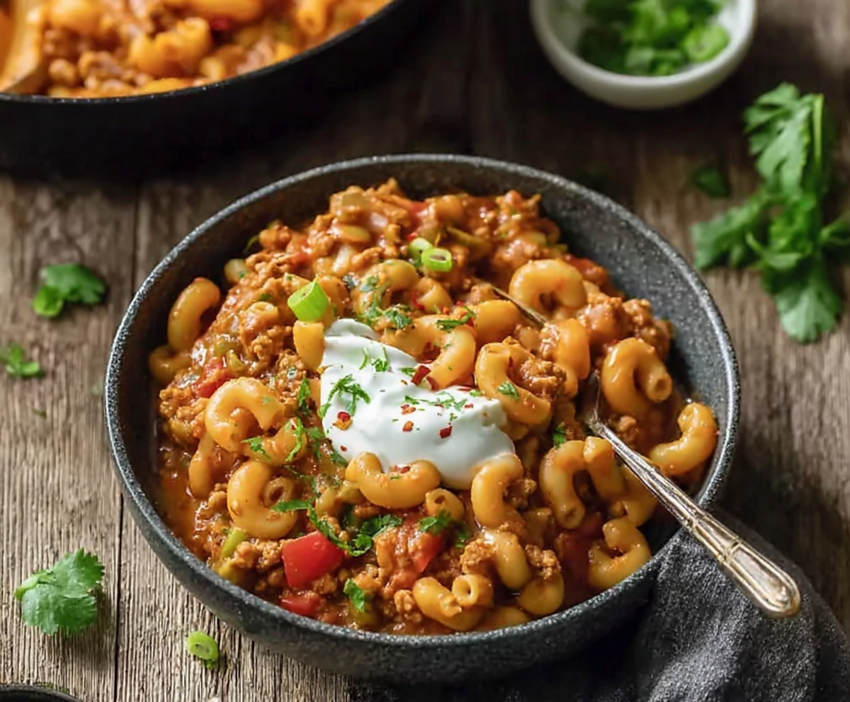 One-Pot Turkey Chili Mac | Delicio Recipes | Easy Comfort Foods & Meal ...