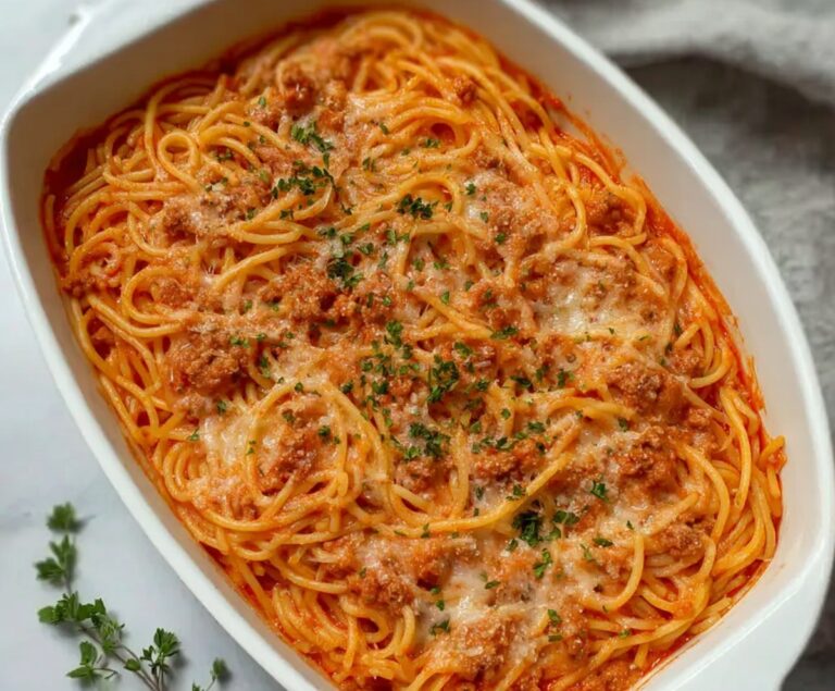 Easy Spaghetti for a Crowd | Delicio Recipes | Easy Comfort Foods ...