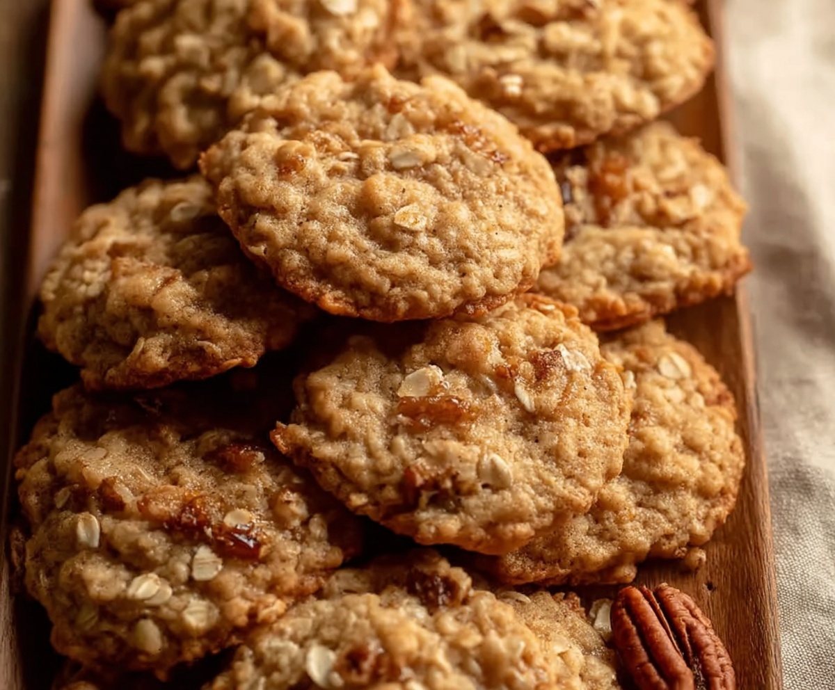 Caramel and Pecan Oatmeal Cookies | Delicio Recipes | Easy Comfort ...