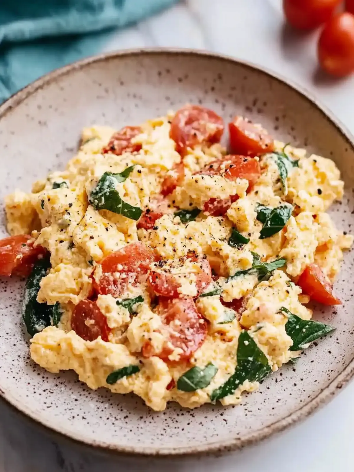 Delicious Tomato Mediterranean Scrambled Eggs in 10 Minutes | Delicio ...