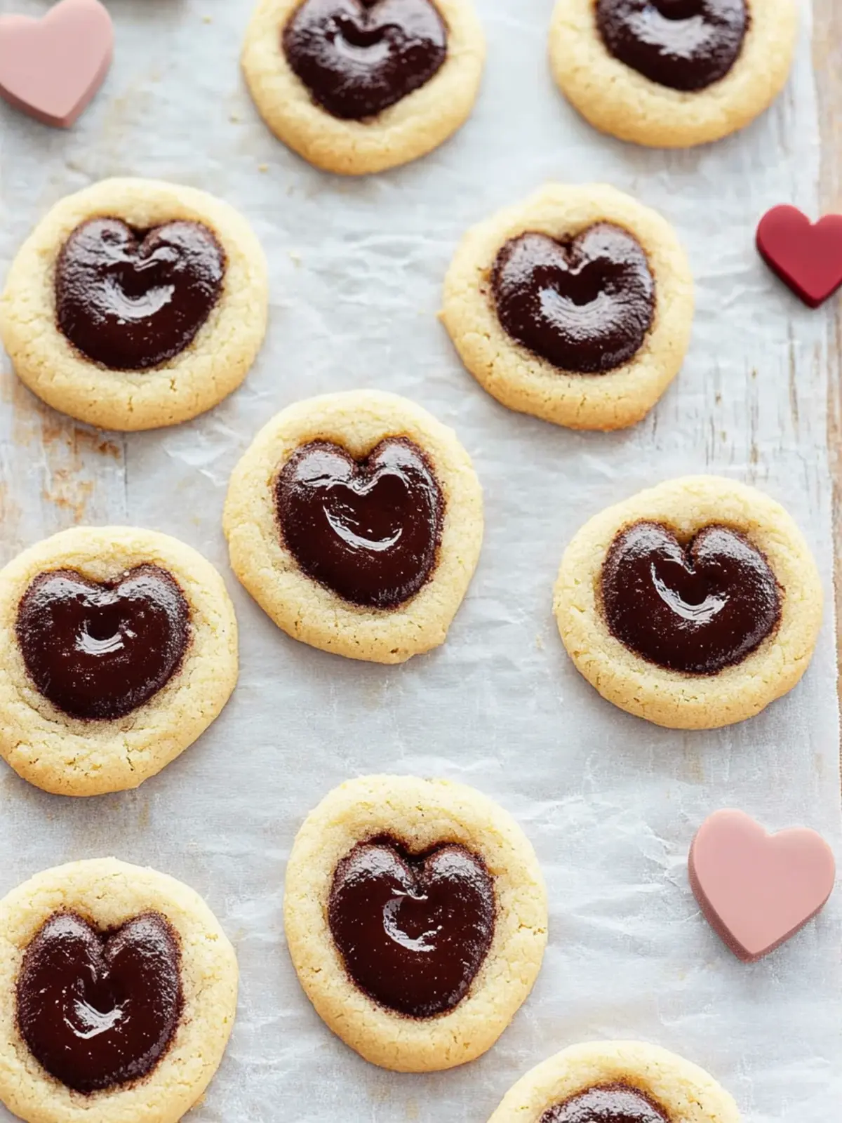 Valentine’s Day Chocolate Thumbprint Cookies That Wow Your Love ...