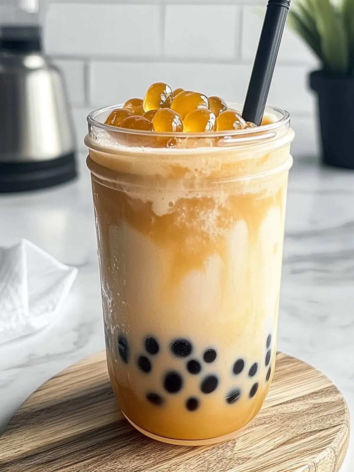 Vibrant Mango Boba Tea That Elevates Your Summer Sips | Delicio Recipes ...