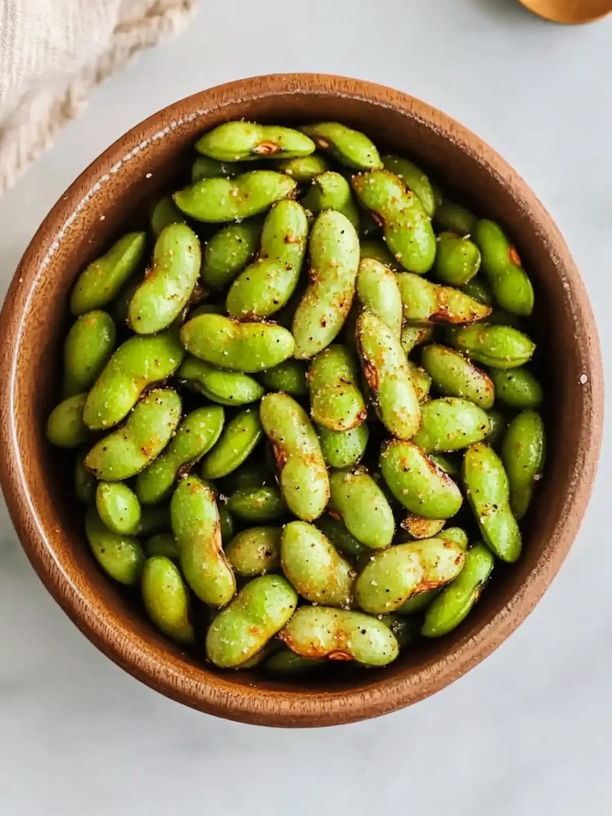 Crunchy Air Fryer Roasted Edamame for a Guilt-Free Snack | Delicio ...