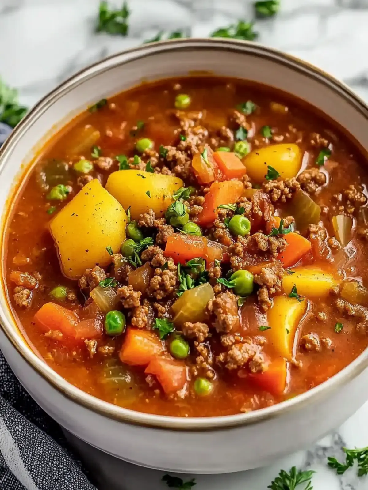Hearty Crockpot Ground Beef Soup for Cozy Family Nights | Delicio Recipes | Easy Comfort Foods ...