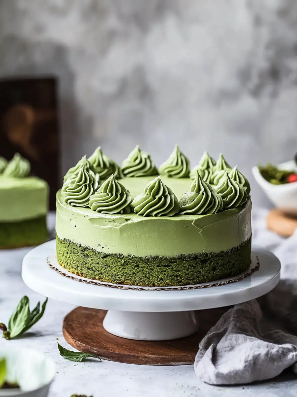 Matcha Kuchen Vegan