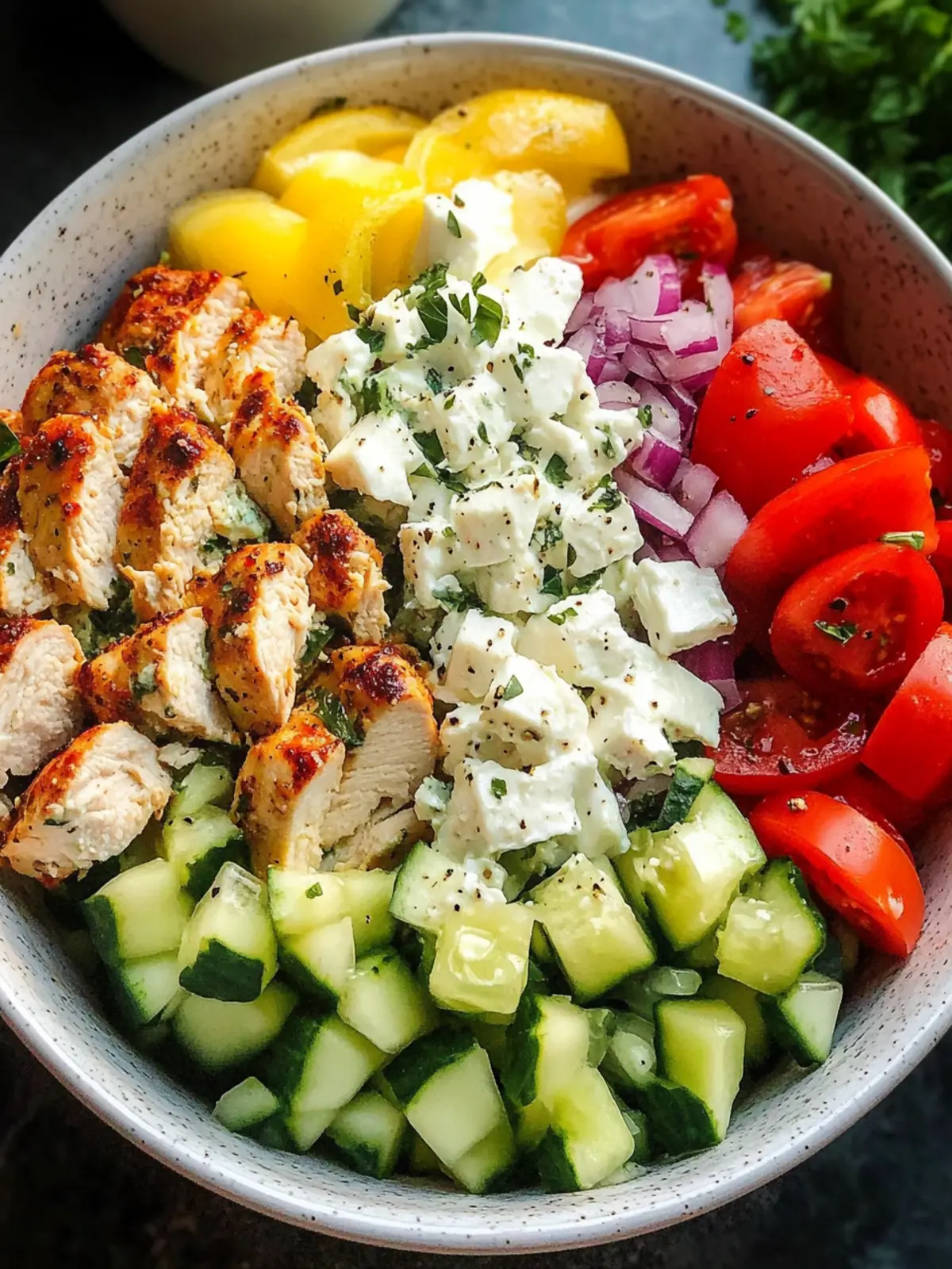 Delicious Greek Chicken Bowls for Flavorful Meal Prep | Delicio Recipes ...