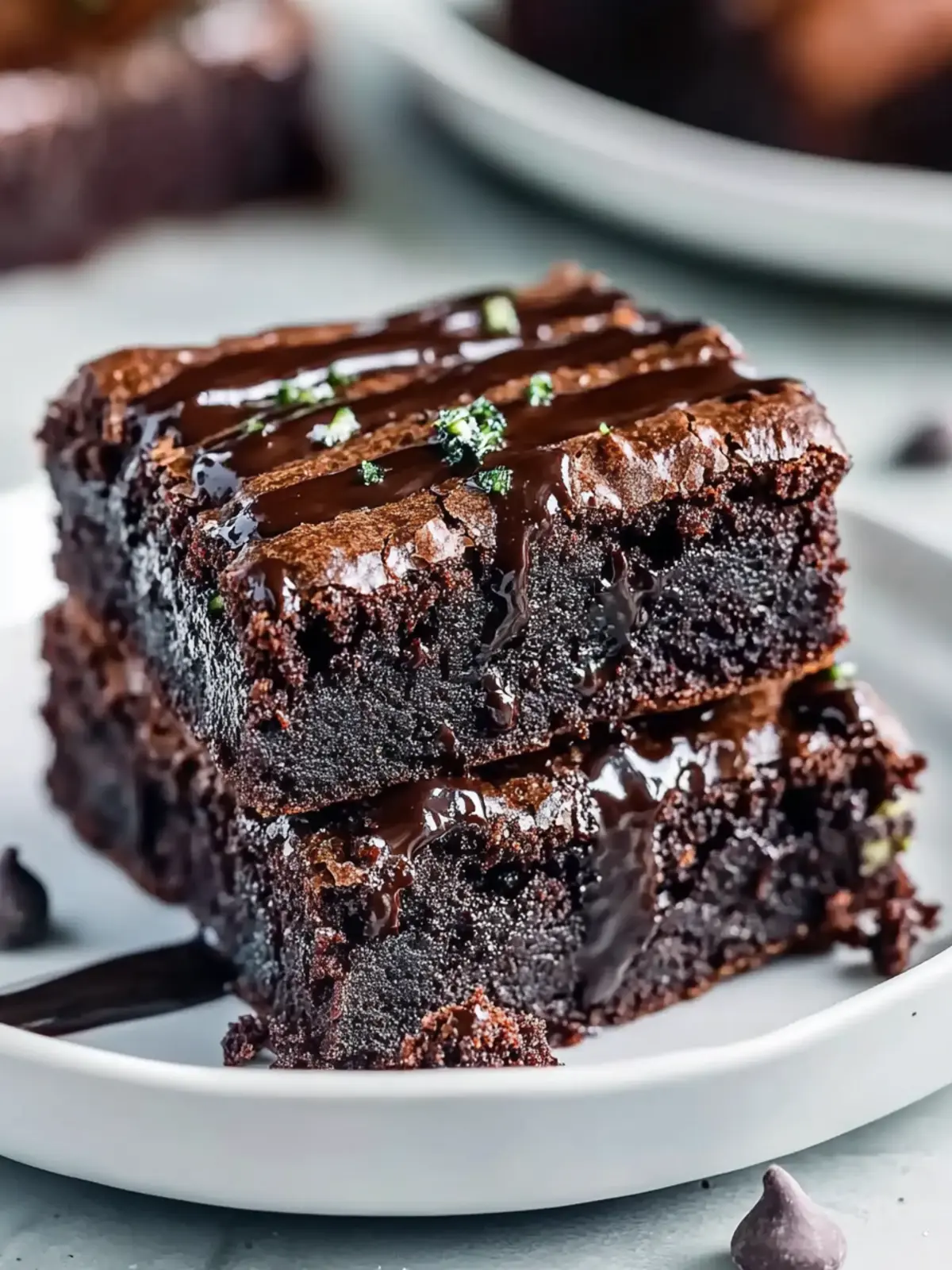 Zucchini Brownies Low Carb