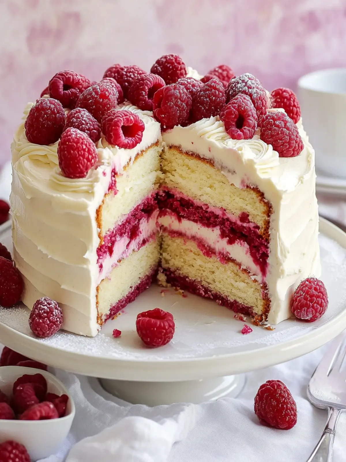 Decadent Raspberry White Chocolate Layer Cake You’ll Crave | Delicio ...