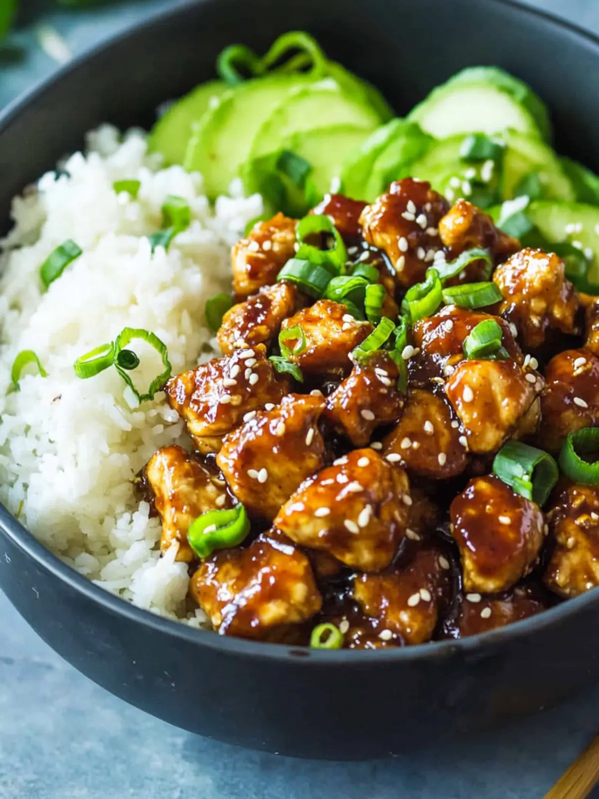 Healthy Chicken & Sweet Potato Rice Bowl for Cozy Nights | Delicio ...