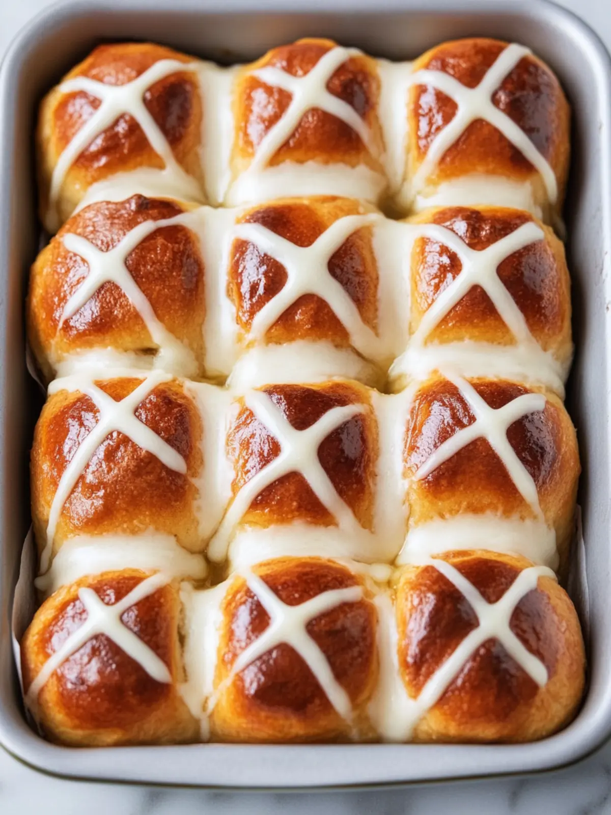 Irresistible Hot Cross Buns Recipe with Lemon Glaze Delight | Delicio ...