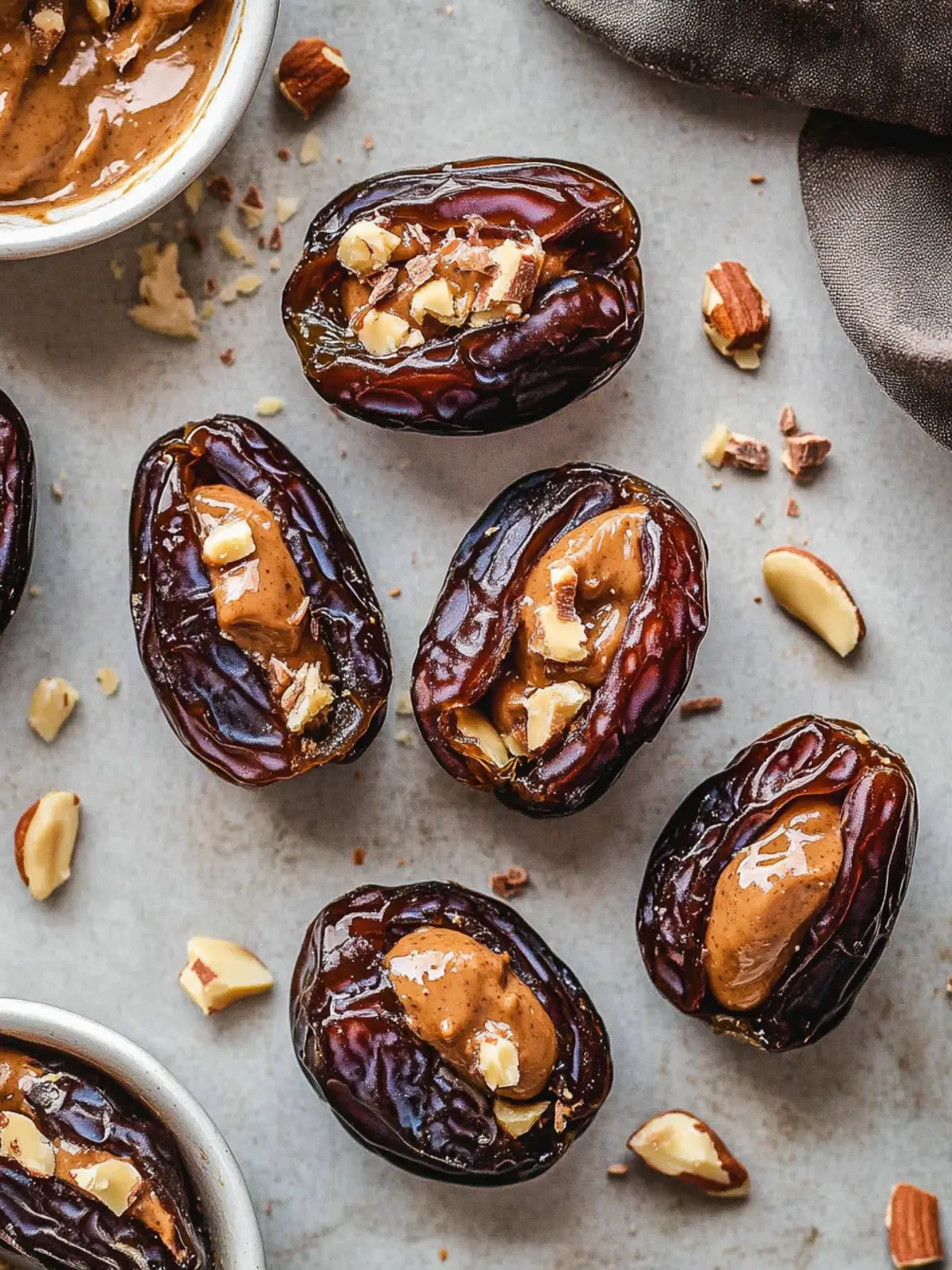 Decadent Stuffed Dates with Peanut Butter & Chocolate Bliss | Delicio ...