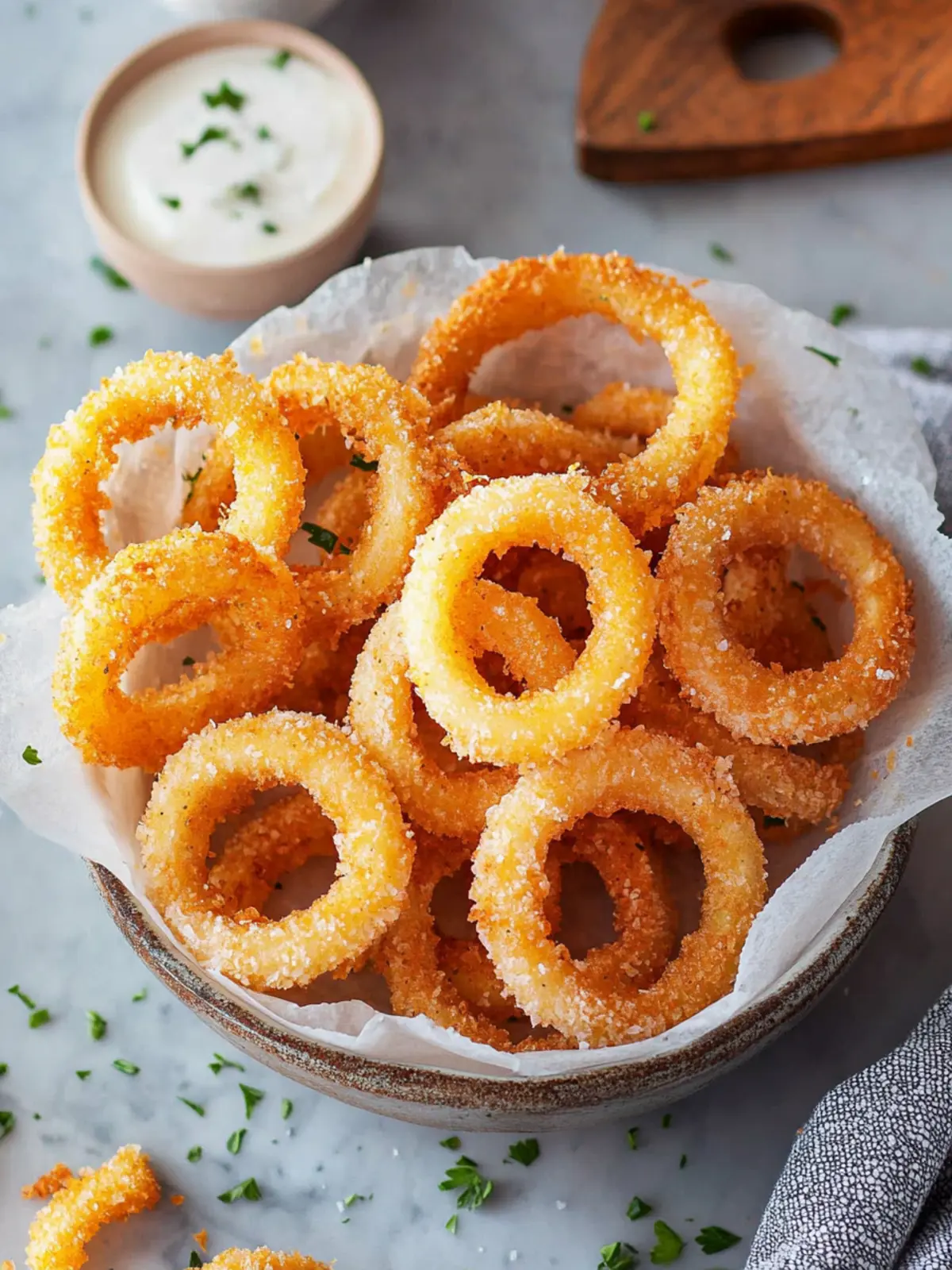 Crispy Air Fryer Onion Rings You'll Crave at Game Day | Delicio Recipes ...