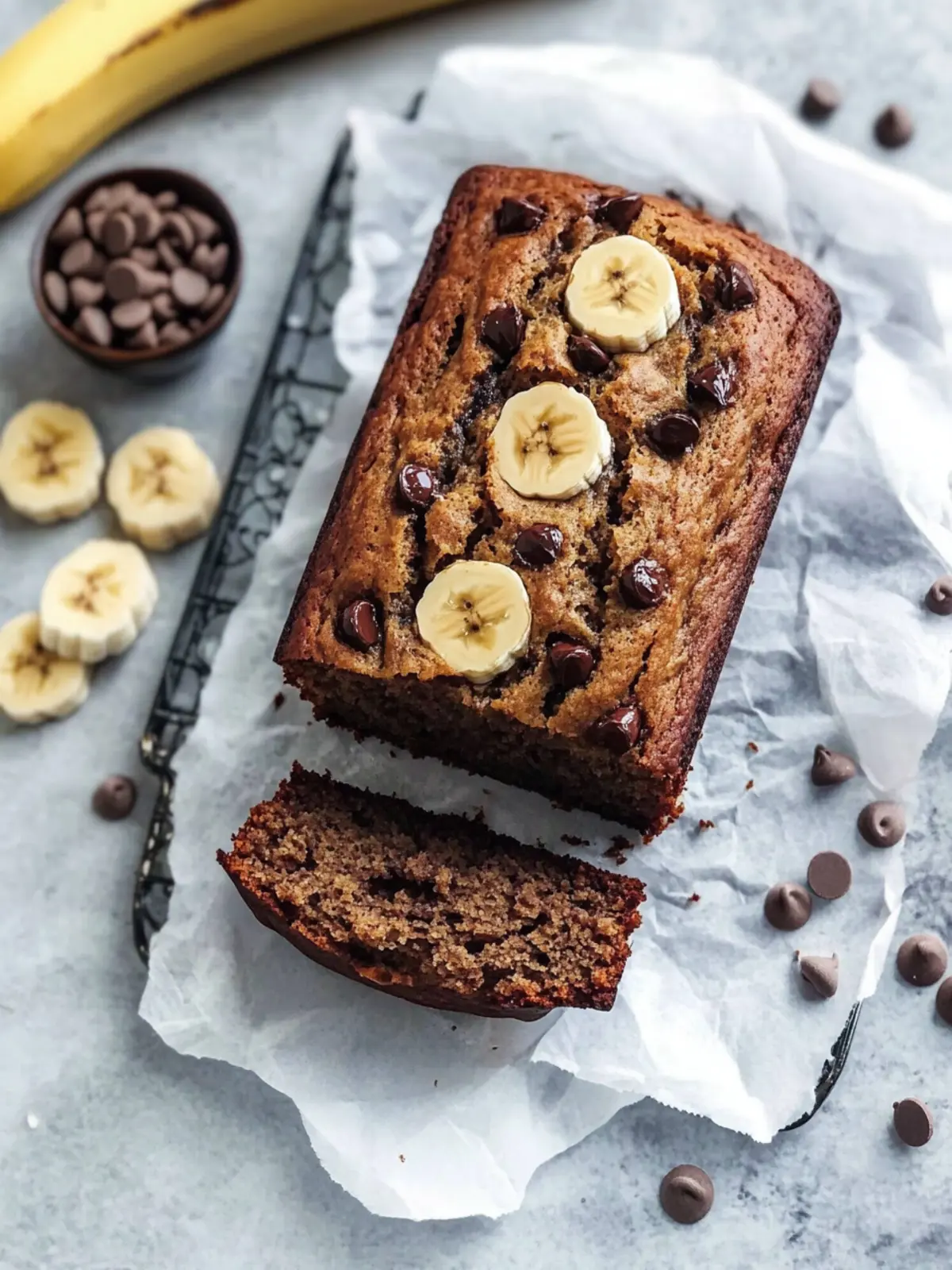 Irresistible Choc Chip Banana Bread: Easy & Moist Recipe | Delicio ...