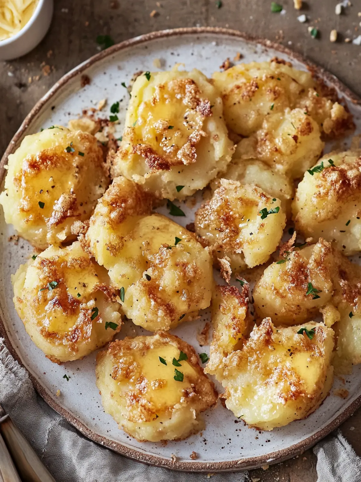 Crispy Smashed Potatoes with Garlic Butter for Ultimate Flavor ...